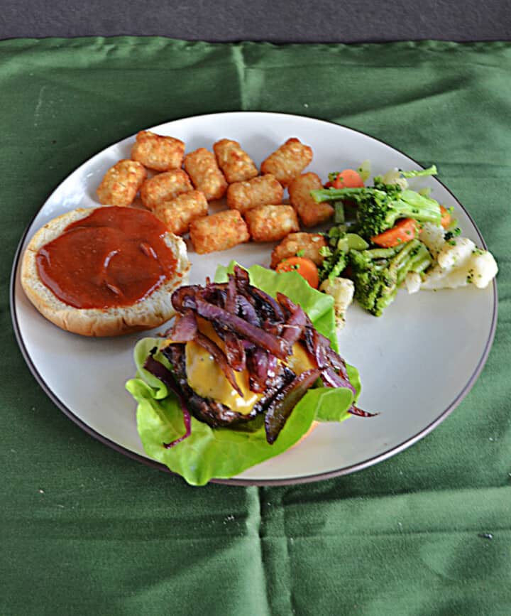 Tennessee Burger with Bourbon and BBQ Sauce - Hezzi-D's Books and Cooks