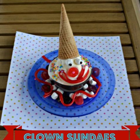 Clown Ice Cream Sundaes - Hezzi-D's Books and Cooks