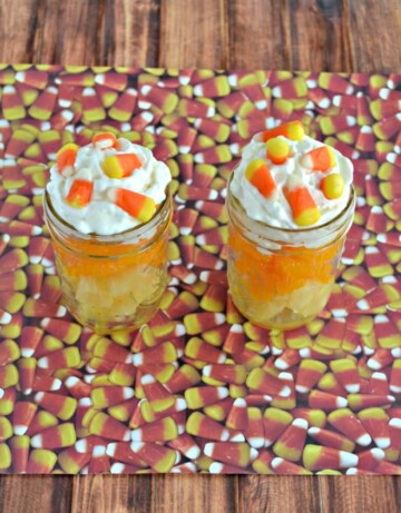 Candy Corn Fruit Parfaits - Hezzi-D's Books and Cooks