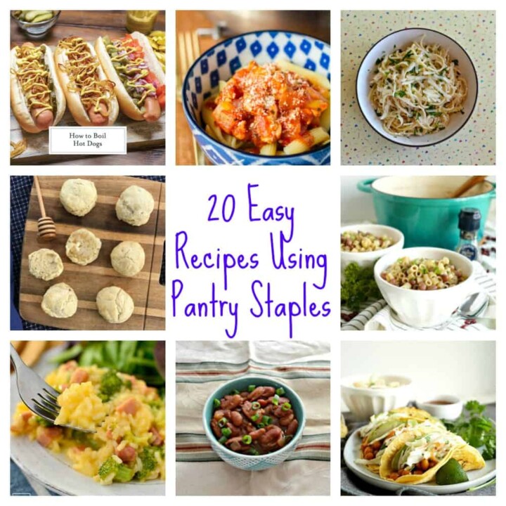 20 Easy Recipes Using Pantry Staples - Hezzi-D's Books and Cooks