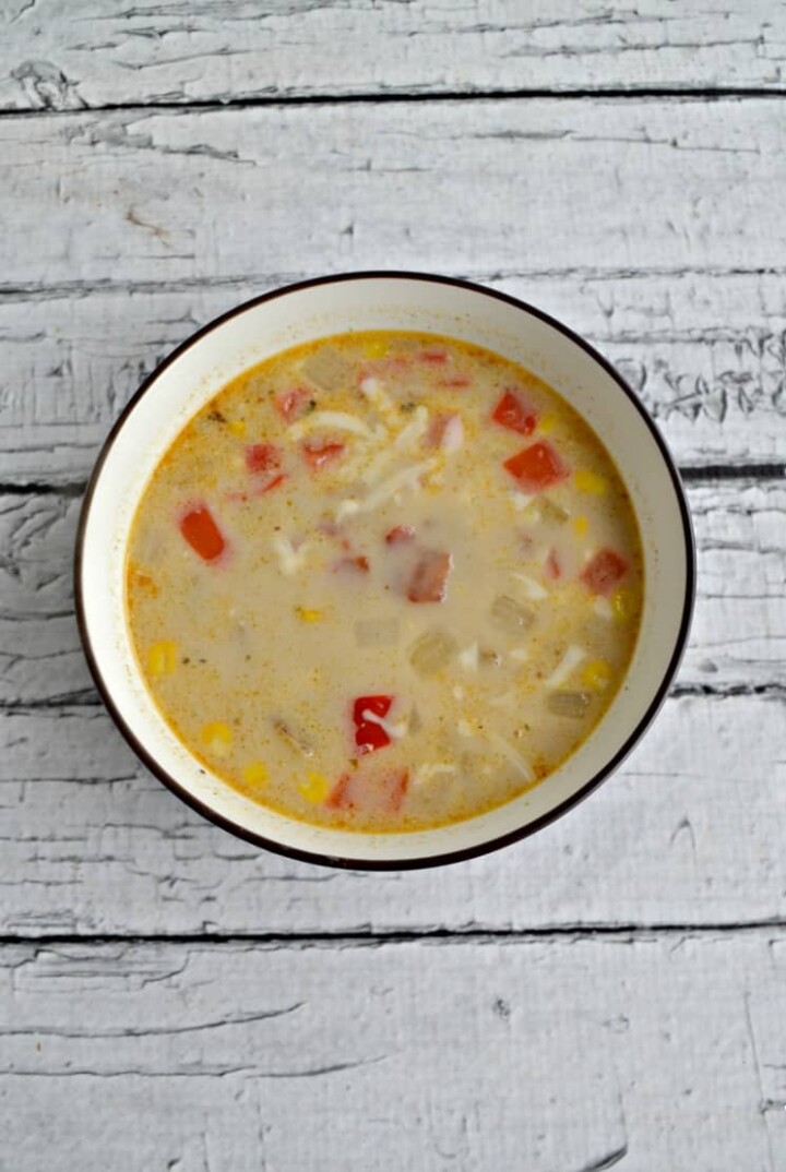 Southwestern Corn and Potato Chowder - Hezzi-D's Books and Cooks