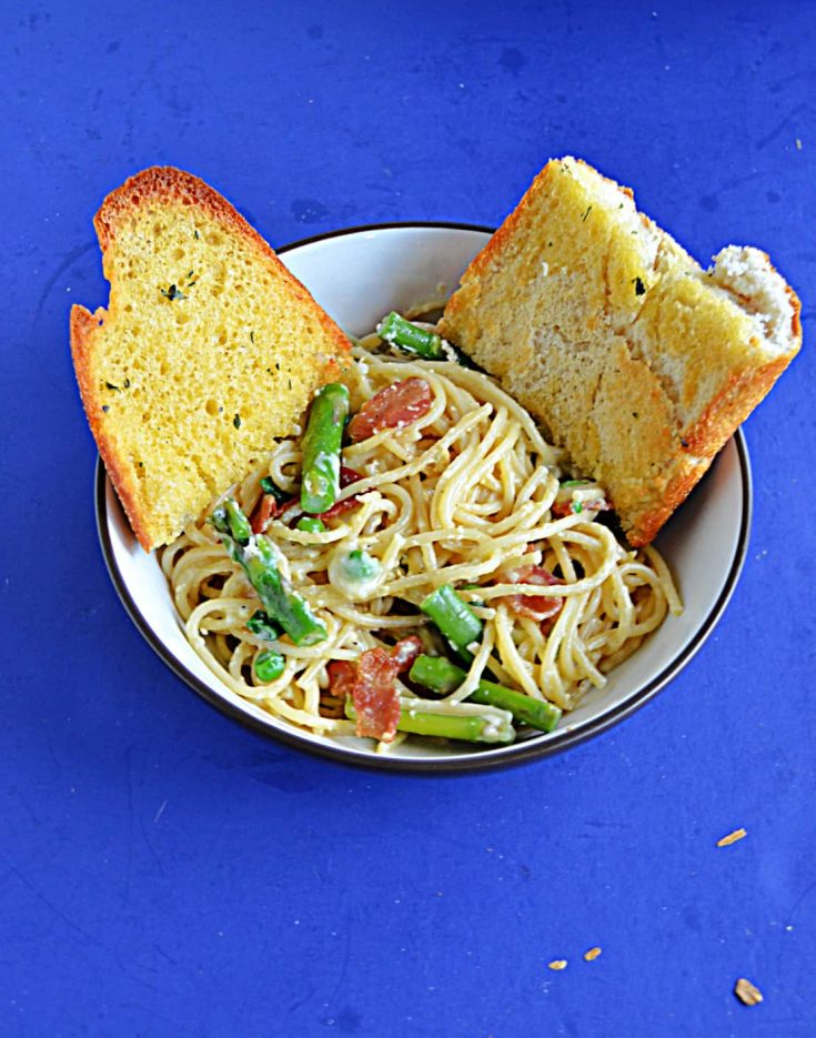 Spring Spaghetti Carbonara - Hezzi-D's Books and Cooks