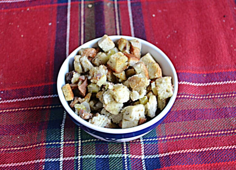 Apple and Chestnut Stuffing - Hezzi-D's Books and Cooks