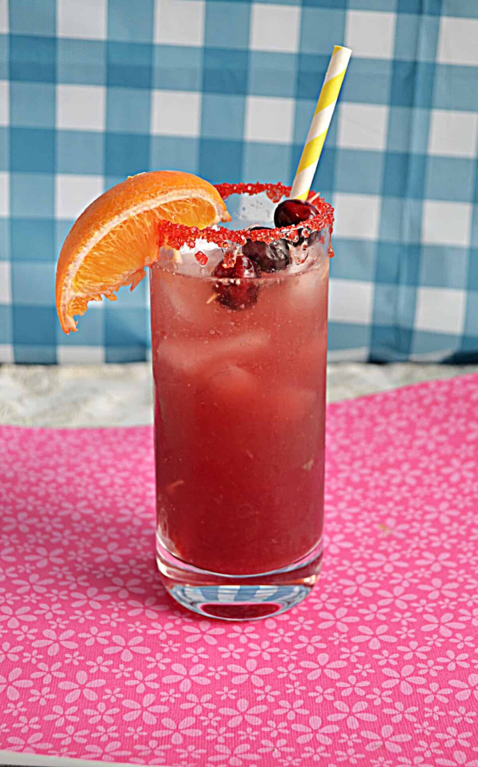 Cranberry Orange Mocktail - Hezzi-D's Books and Cooks