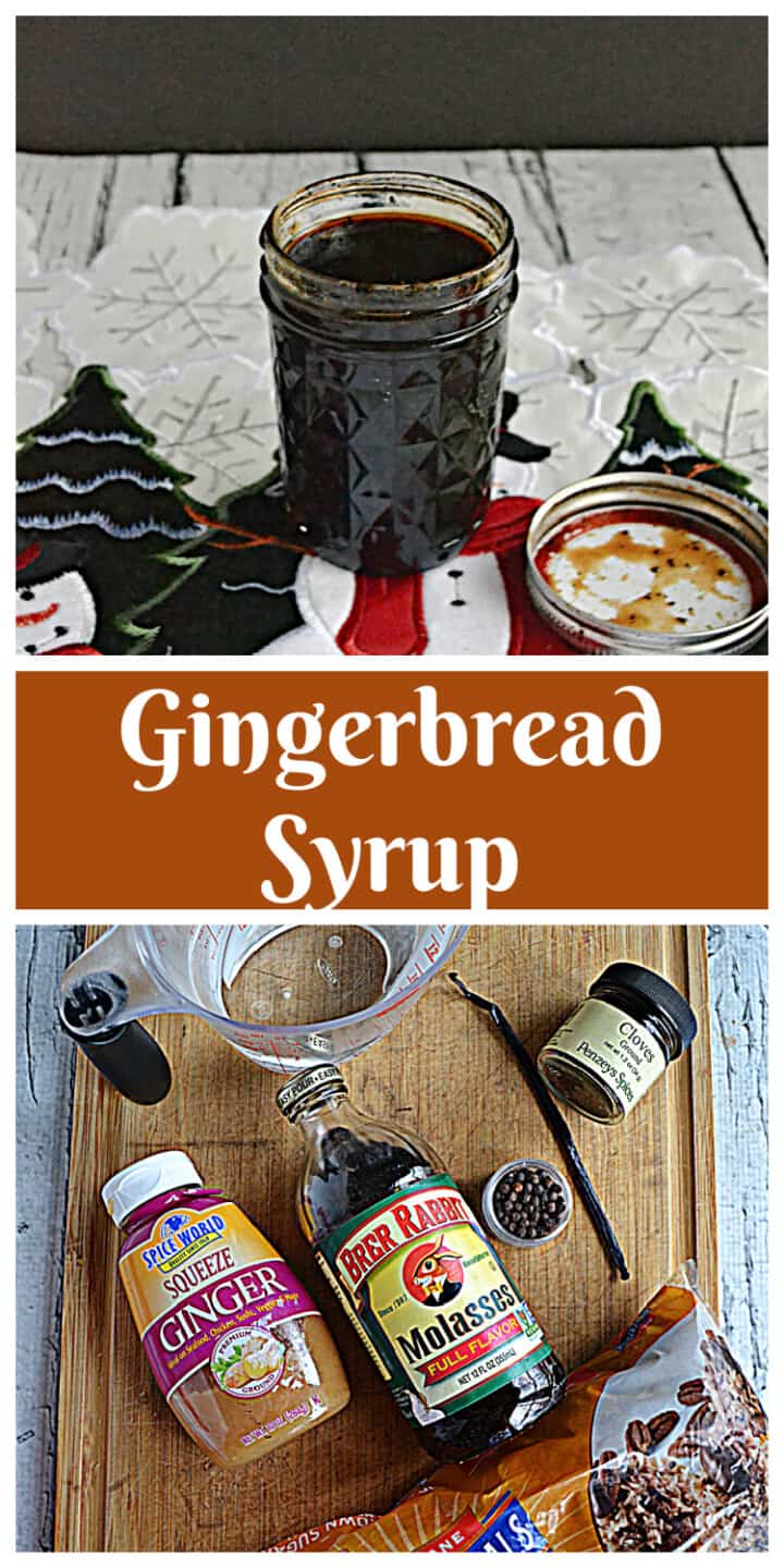 Homemade Gingerbread Syrup - Hezzi-D's Books and Cooks