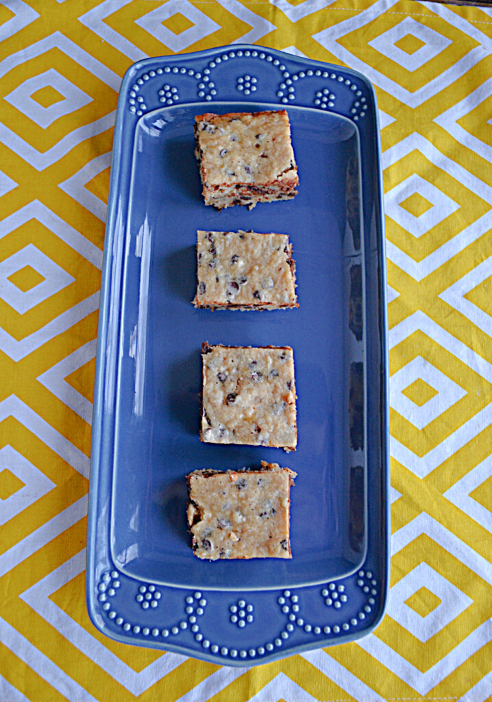 Chocolate Chip Banana Bars - Hezzi-D's Books and Cooks