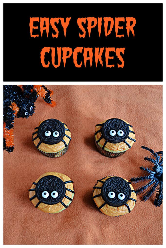 Easy Spider Cupcakes - Hezzi-D's Books and Cooks