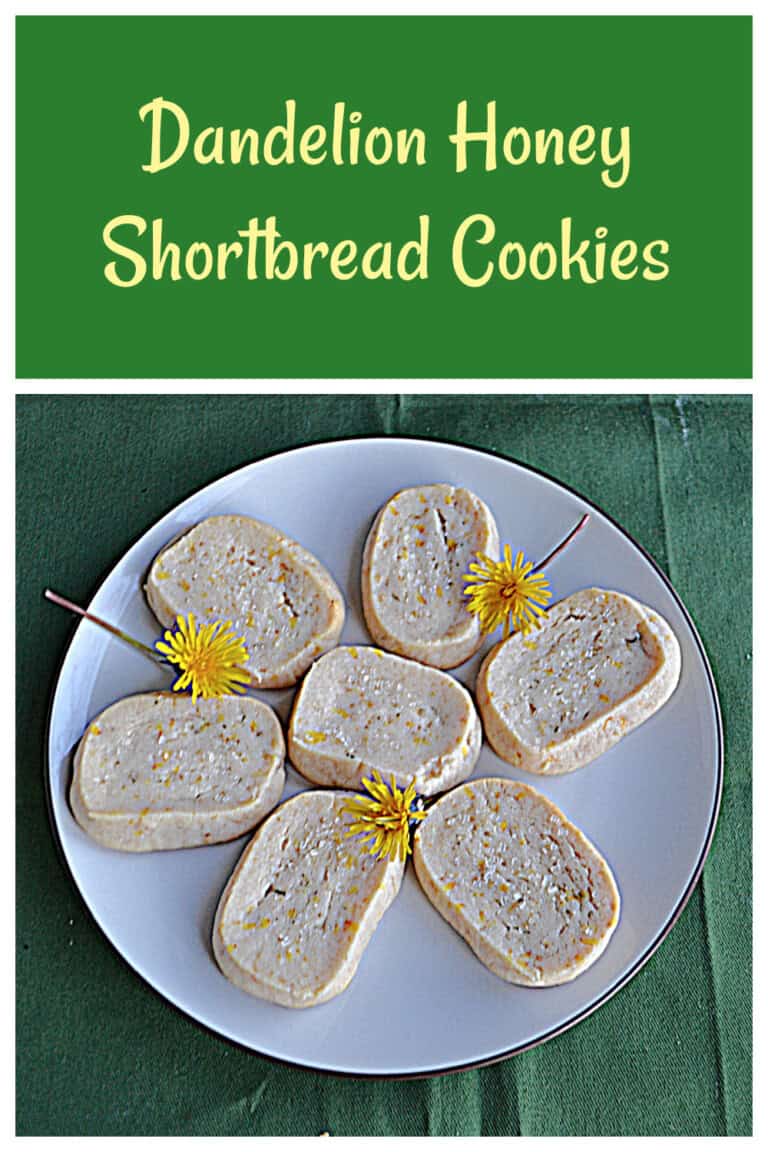 Dandelion Honey Shortbread Cookies - Hezzi-D's Books and Cooks