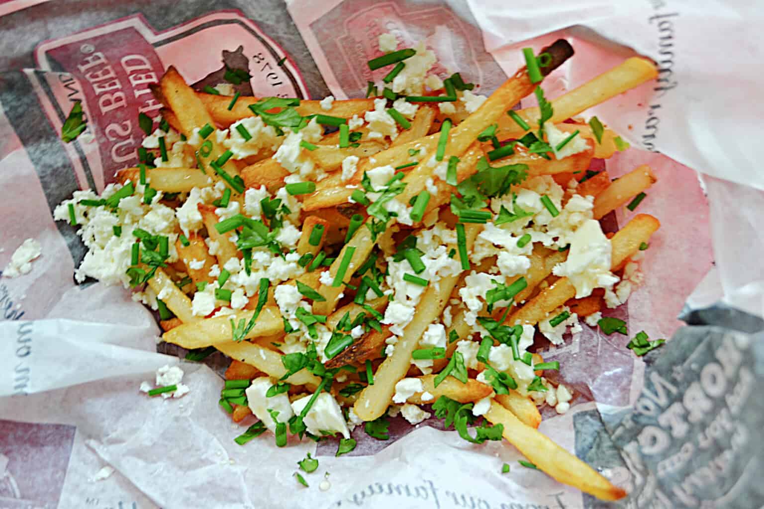 Hot Honey Fries with Feta - Hezzi-D's Books and Cooks
