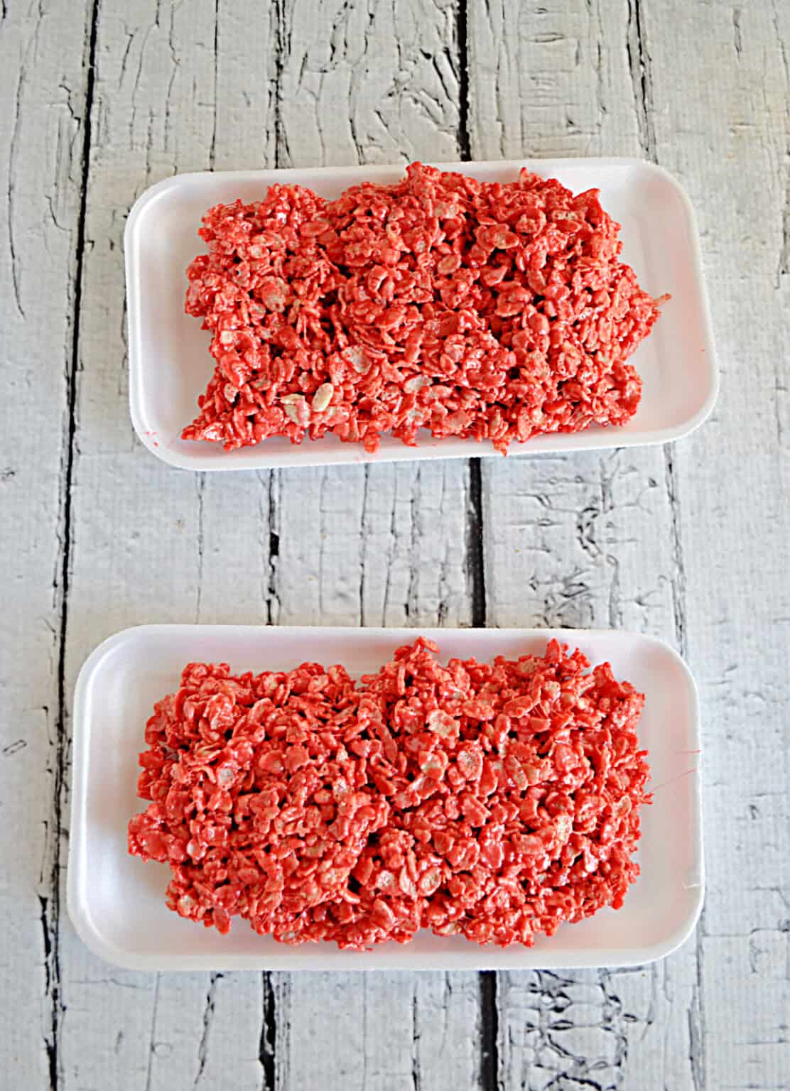 Raw Meat Halloween Rice Krispies Treats - Hezzi-D's Books and Cooks