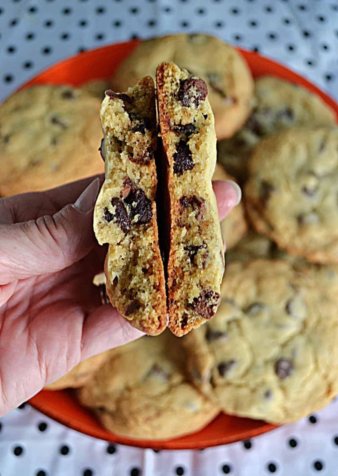 Copycat Crumbl Chocolate Chip Cookies - Hezzi-D's Books and Cooks