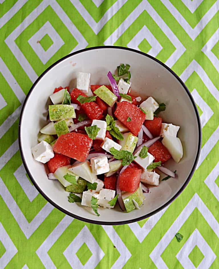 Watermelon Feta Salad - Hezzi-D's Books and Cooks